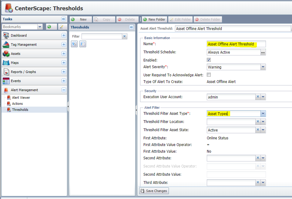 Set Up an Offline Asset Alert – RF Code